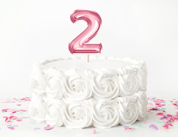 Any Number Cake Topper Balloon Number Cake Topper Birthday - Etsy
