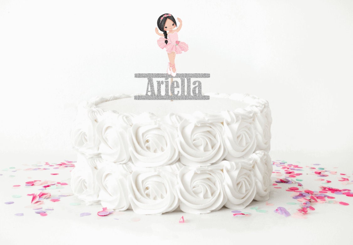 Ballerina Cake Topper Dance Cake Topper Custom Ballerina Cake Topper ...