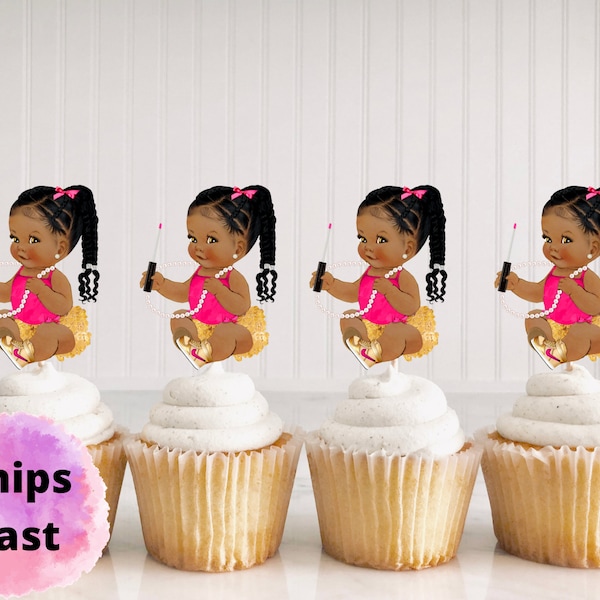 African Princess Baby Shower Cake Topper - Etsy