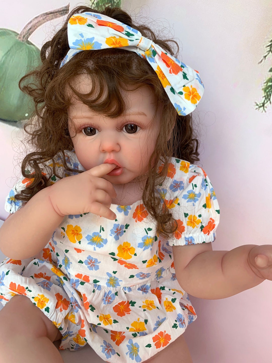 Reborn Toddler Doll Gril 3d-paint Skin Reborn Baby Dolls Girl Cloth ...