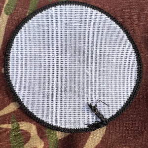 3.5" Pre Made Blank Patch Overlock Edge Embroidery (listing is for 3 ...