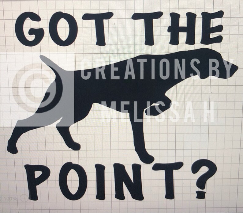 Get/got the Point Decal 7 Inches - Etsy