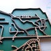 Templestowe 3106, Victoria. Laser Cut, Street Map, Wall Decoration ...