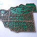 Templestowe 3106, Victoria. Laser Cut, Street Map, Wall Decoration ...