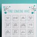 Wedding Game ''find Someone Who..'' Bundle, Wedding Icebreaker for ...