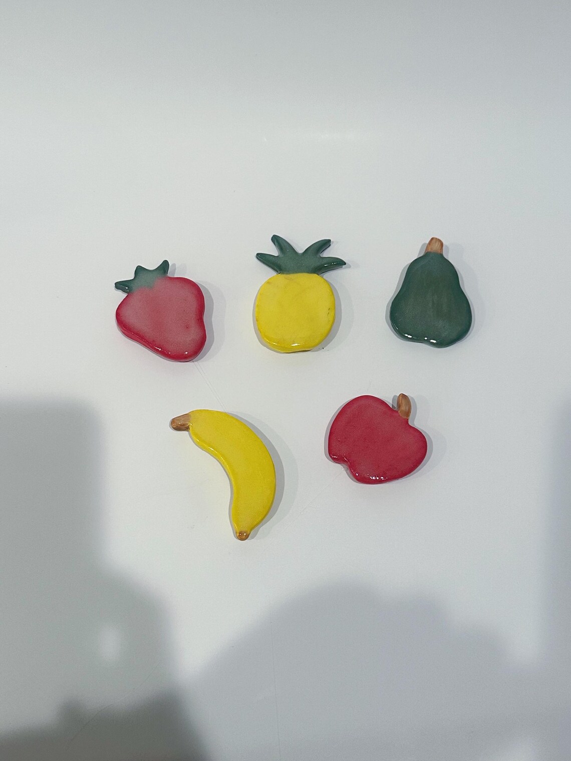 Retro Porcelain Fruit Magnets | Kitchen Decor | Unique Gifts - Etsy