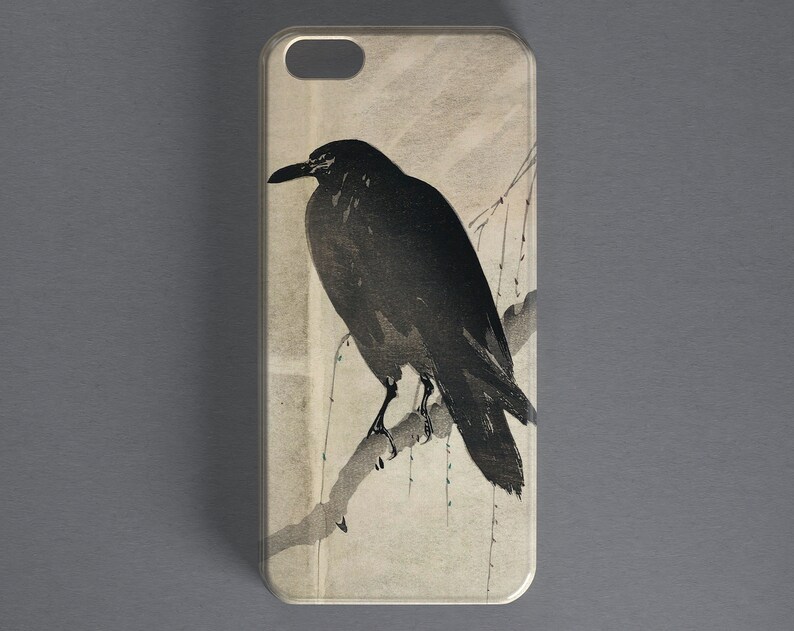 Crow Raven Black Bird Gothic Apple Iphone SE Plus X XS XR 11 - Etsy