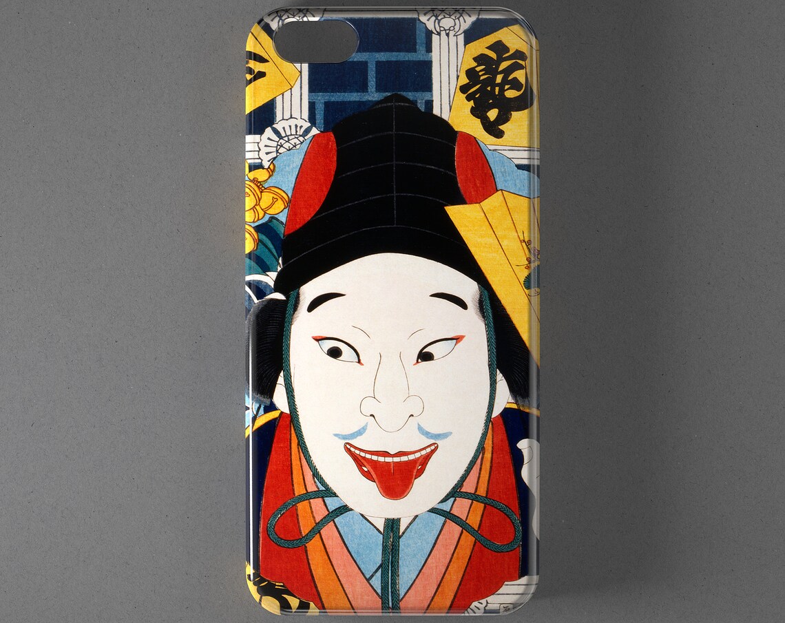 Japanese Art Funny Quirky Retro Apple iPhone SE Plus X XR 11 12 13 14 ...