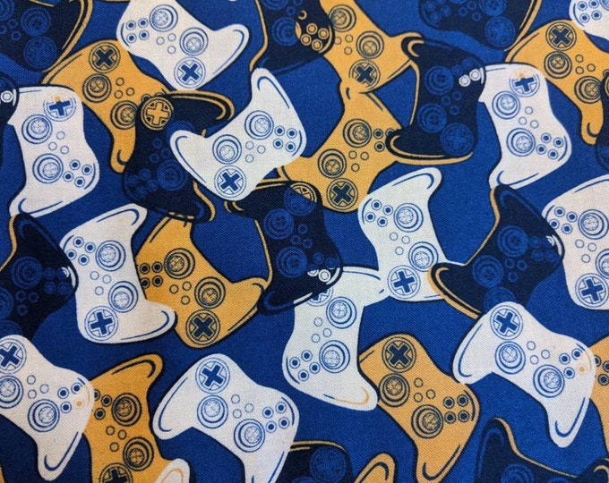 Video Game Controller 100% Cotton Fabric by the Yard - Etsy