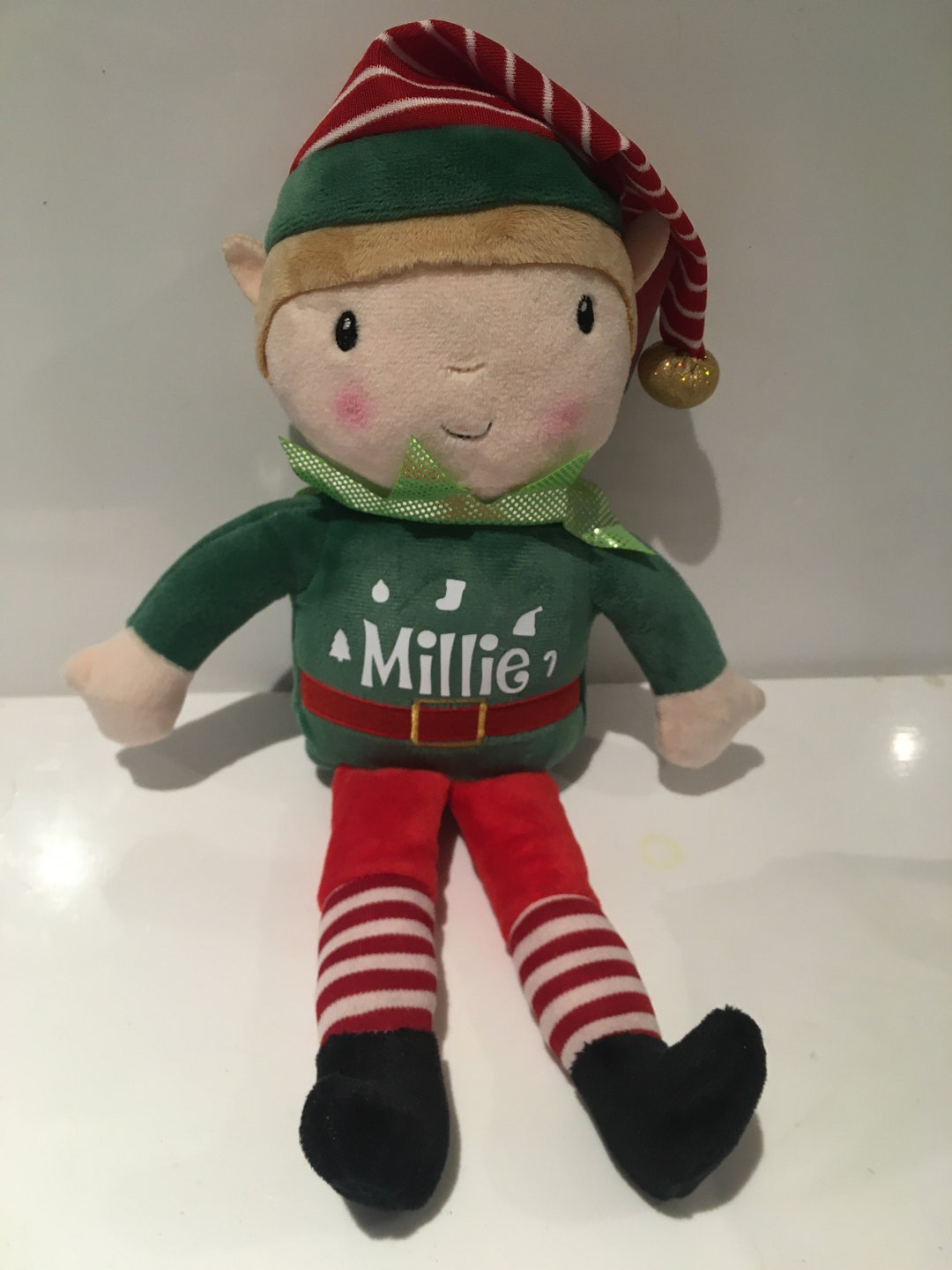 Christmas Soft Toy, Personalised Elf, Personalised Soft Toy, Christmas ...