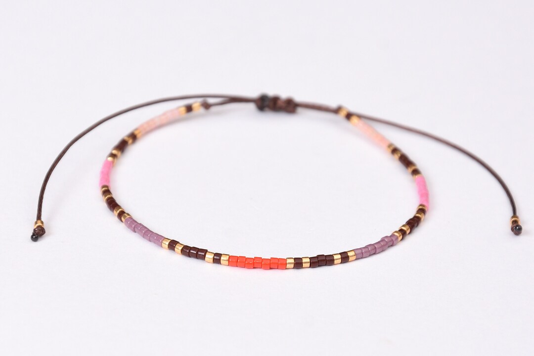 Dainty Beaded Bracelet for Women Minimalist Bracelet Tiny Seed Beads ...