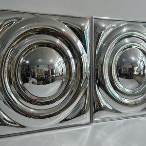 Pair of Saturn Ring Bubble Mirrors by Turner Mid Century Modern Pop Art ...
