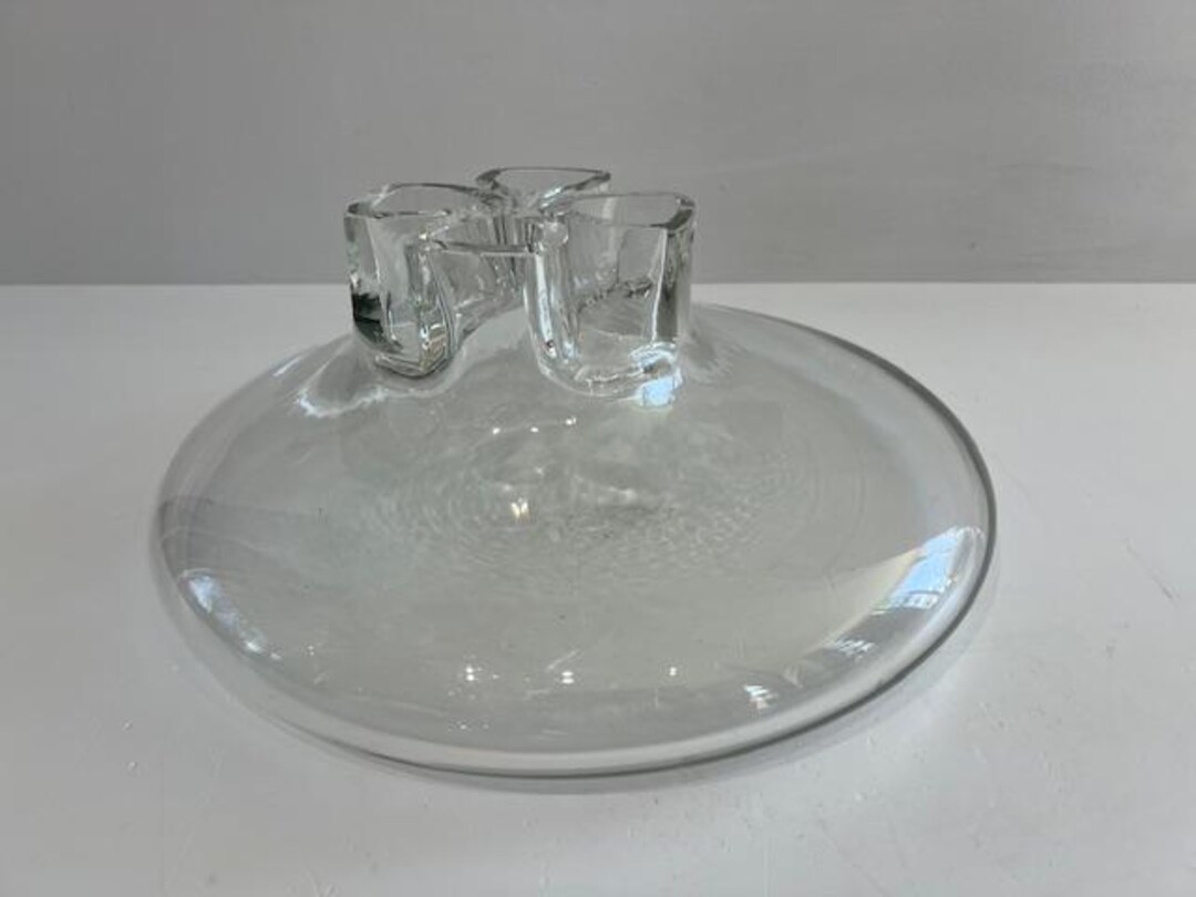Flavio Barbini Quatto Fori Murano Glass Vessel for Alfredo Barbini Mid ...
