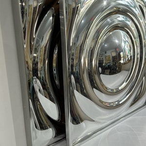 Pair of Saturn Ring Bubble Mirrors by Turner Mid Century Modern Pop Art ...
