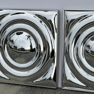 Pair of Saturn Ring Bubble Mirrors by Turner Mid Century Modern Pop Art ...