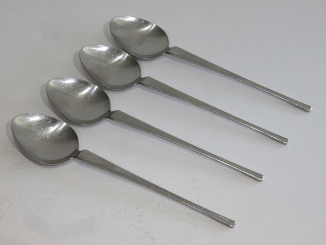 Carl Mertens Solingen Germany Soup Spoons Pendulo Pattern Mid Century ...