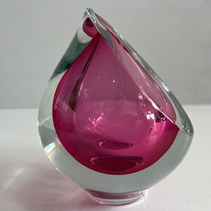 Robert Deeble Hand Blown Asymmetrical Sculptural Sommerso Art Glass ...