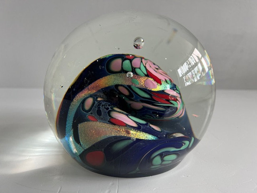 Rollin Karg Glass Art Sculpture Mid Century Modern Object - Etsy