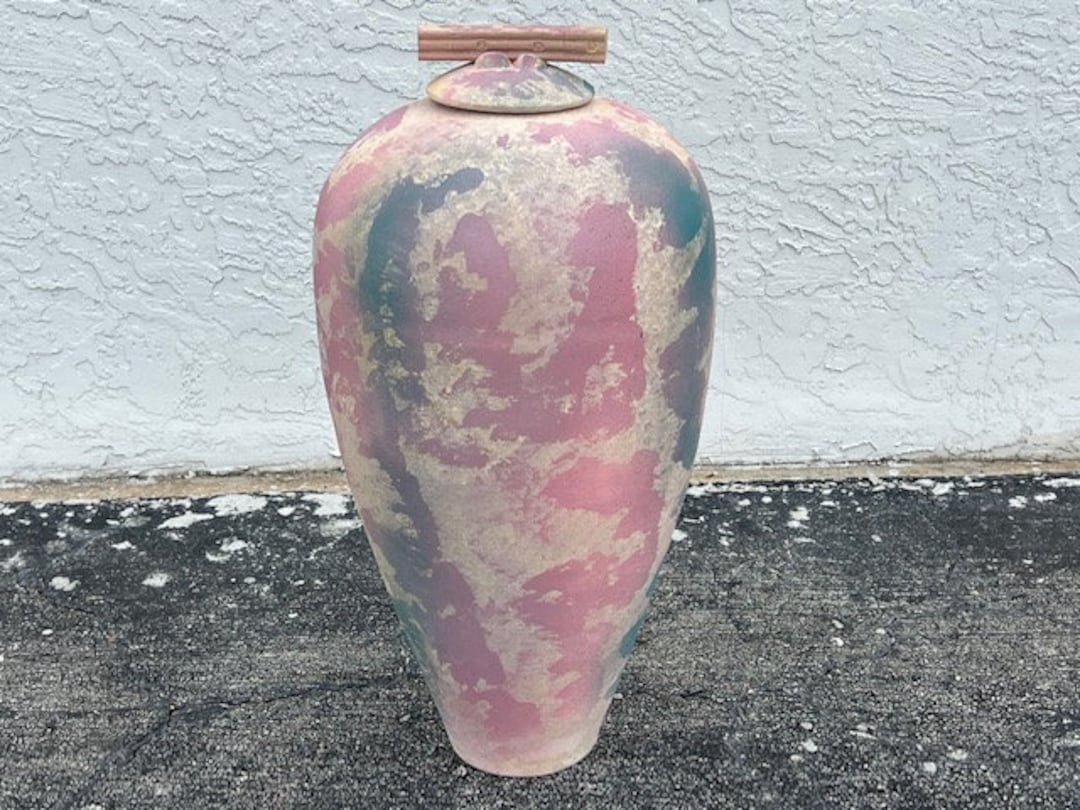 Mark Hines Extra Large Studio Pottery Mid Century Modern Ceramic Vessel ...