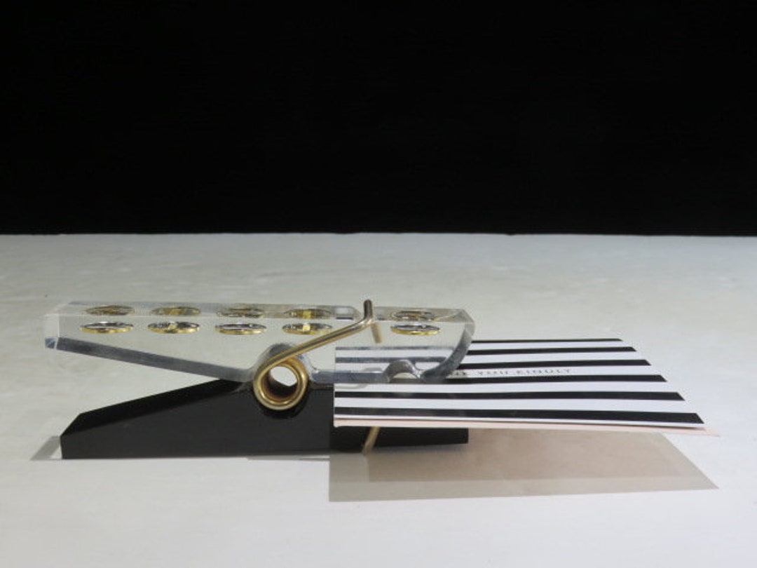 Pennies Encased in Large Lucite Paper Clip Mid Century Modern Paper ...