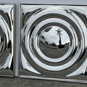 Pair of Saturn Ring Bubble Mirrors by Turner Mid Century Modern Pop Art ...