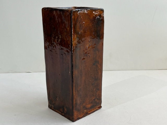 Slab Built Studio Pottery Mid Century Modern Art Object Vessel - Etsy