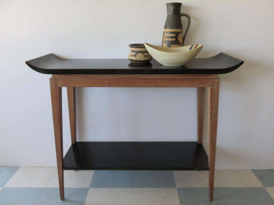 Signed James Mont Console Mid Century Modern Alter Table - Etsy