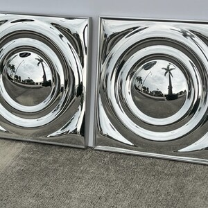 Pair of Saturn Ring Bubble Mirrors by Turner Mid Century Modern Pop Art ...