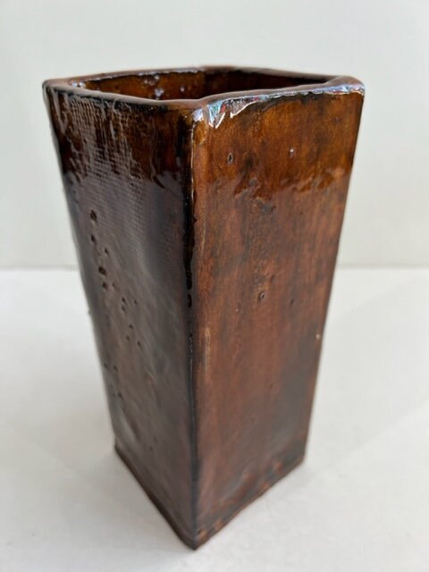 Slab Built Studio Pottery Mid Century Modern Art Object Vessel - Etsy