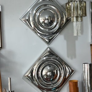 Pair of Saturn Ring Bubble Mirrors by Turner Mid Century Modern Pop Art ...