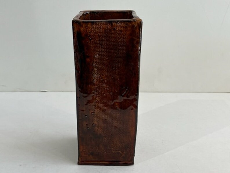 Slab Built Studio Pottery Mid Century Modern Art Object Vessel - Etsy