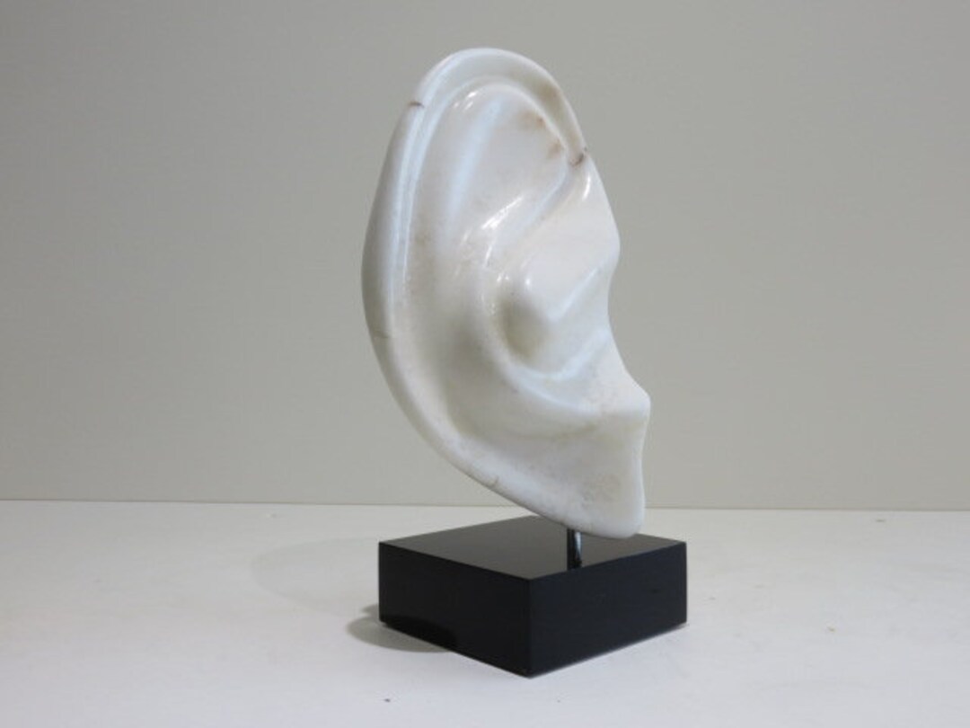 Vintage Signed Kinetic Mid Century Modern Abstract Marble Sculpture on ...