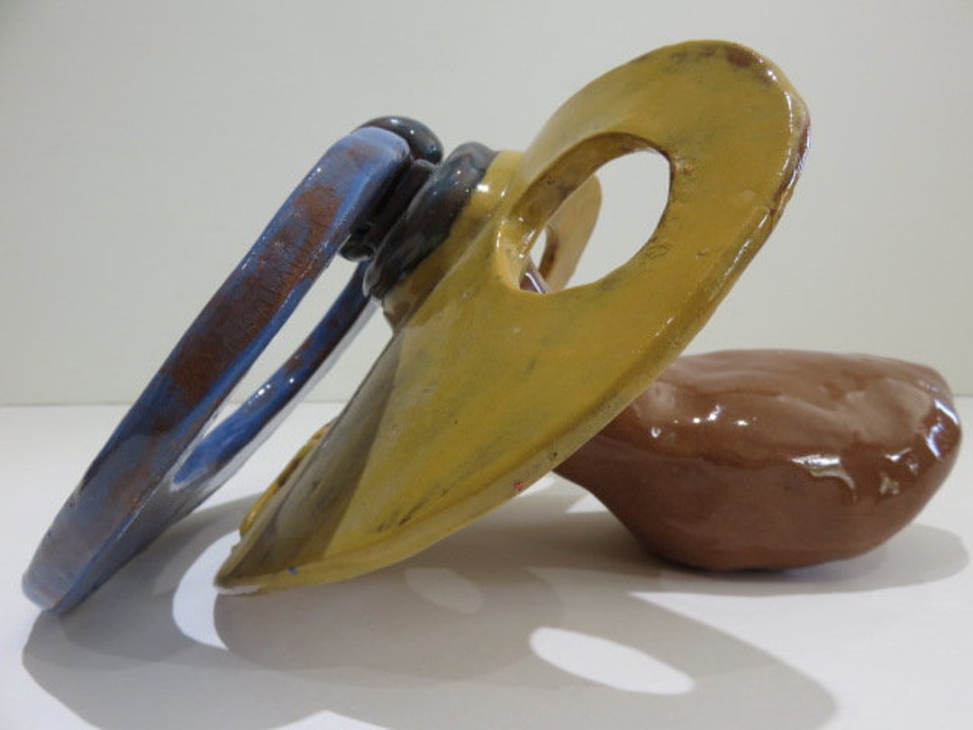 Studio Pottery Pacifier by Amy Pierce Mid Century Modern Nuk Ceramics ...