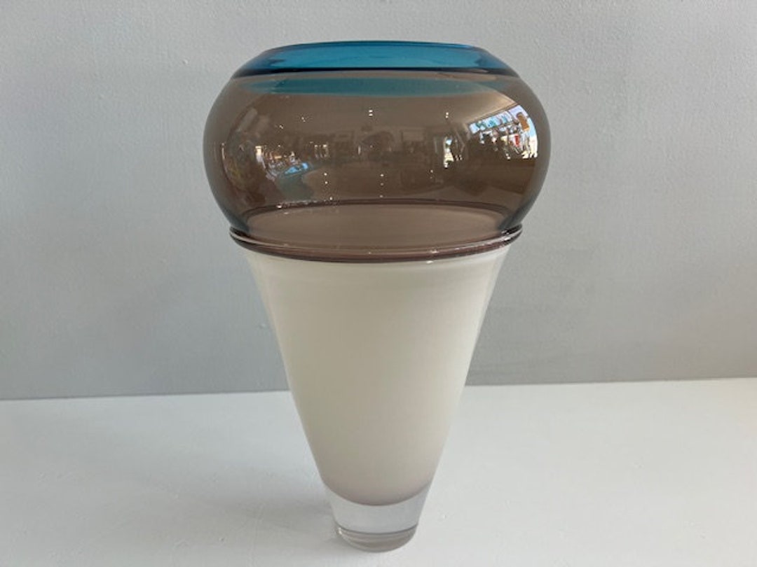 Alex Brand and Ann Greenberg Studio Art Glass Vessel Mid Century Modern ...