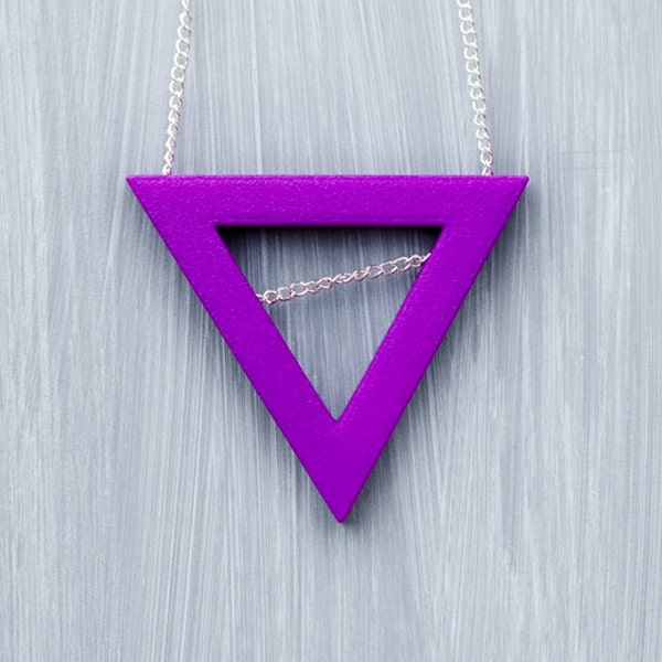 Purple Triangles - Etsy
