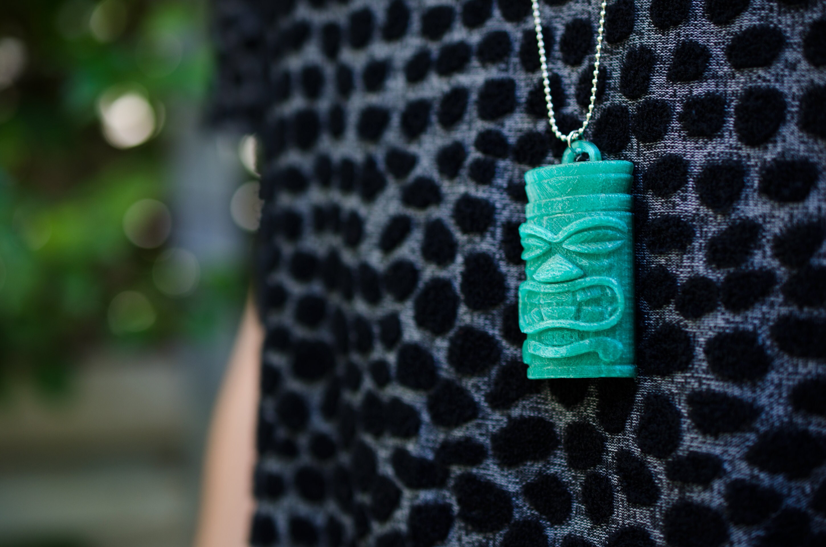Tiki Polynesian and Hawaiian Vintage Style Pendant, 3d Printed Using ...