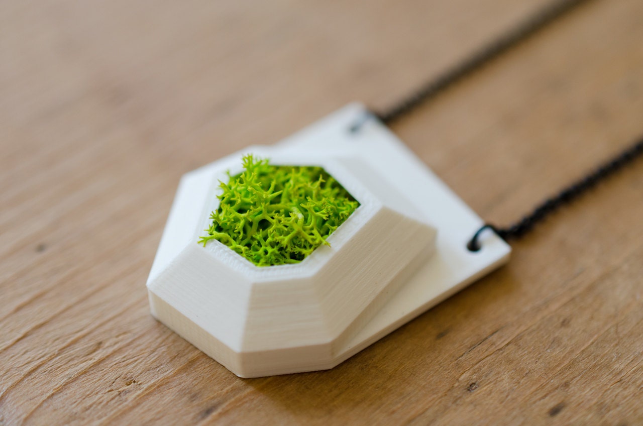 3d Printed Eco Friendly Pendant Necklace Bio Vegan Gift Sustainable ...