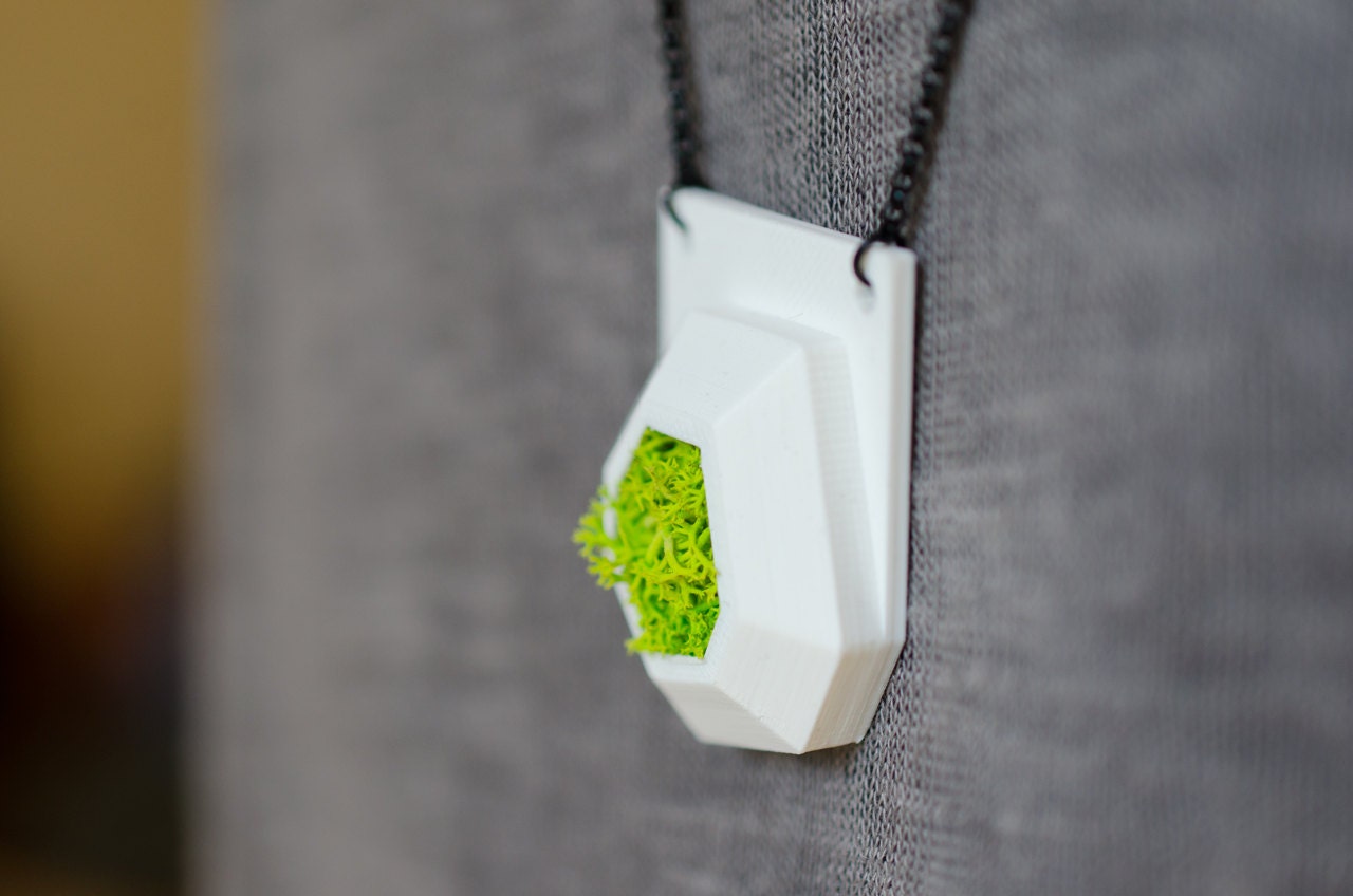 3d Printed Eco Friendly Pendant Necklace Bio Vegan Gift Sustainable ...