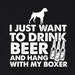 Boxers, Boxer Dog, Boxer Dog Gift, Boxer Dog Shirt, Beer, Beer Shirt ...