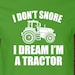 Snore, Snore Tractor, Snore Shirt, Tractor, Tractor Shirt, Tractor ...