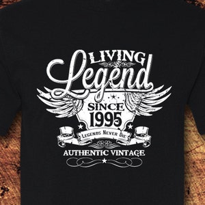 Living Legend Since 1995 23rd Birthday 1995 - Etsy
