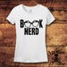 Book Nerd, Book Nerd Shirt, Book Nerd Gifts, Woman's Cotton Tee - Etsy