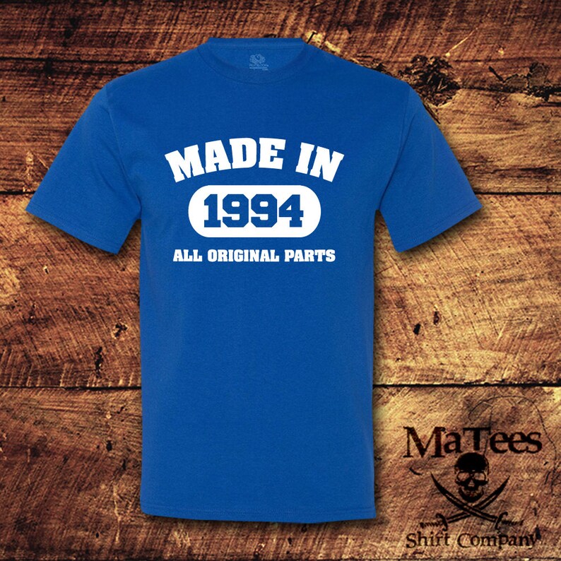 Made in 1994, 42nd Birthday Gift, Unisex Cotton Shirt - Etsy UK
