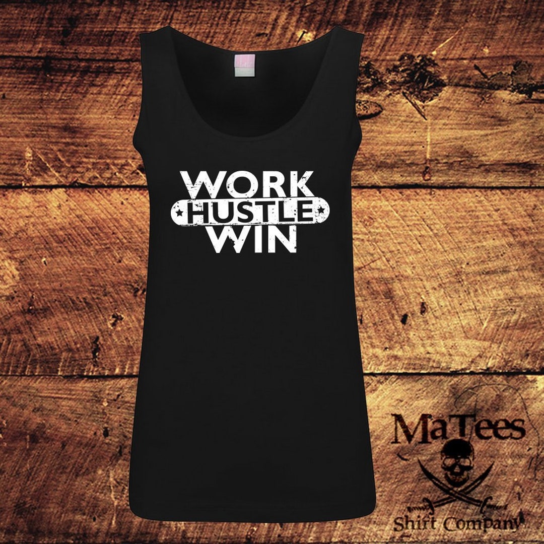 Work Hustle Win, Work Hustle Win Tank Top, Work Out Tanks, Women's ...