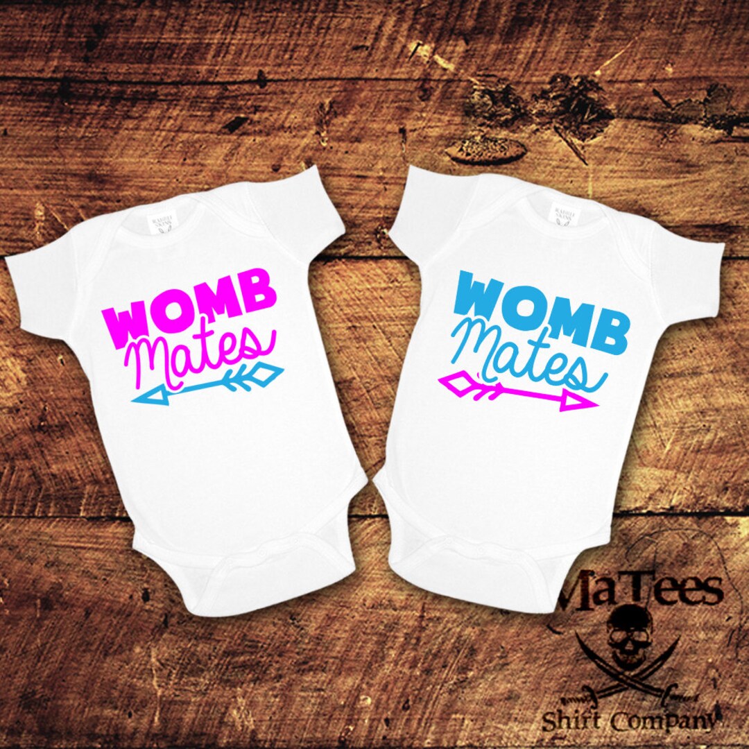 Womb Mates, Womb Mates Bodusuit, Womb Mates Boy Girl, Womb Mates Shirts ...
