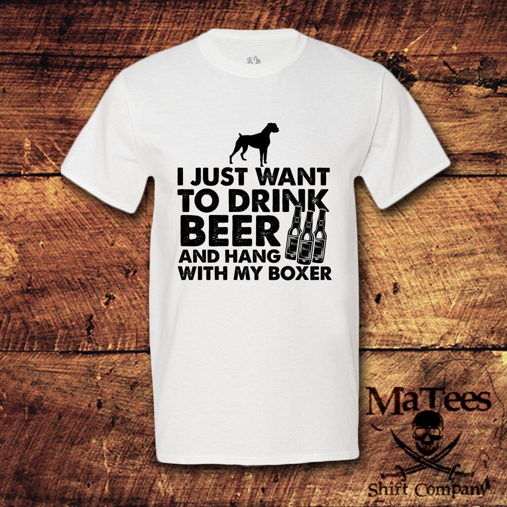 Boxers Boxer Dog Boxer Dog Gift Boxer Dog Shirt Beer Beer - Etsy
