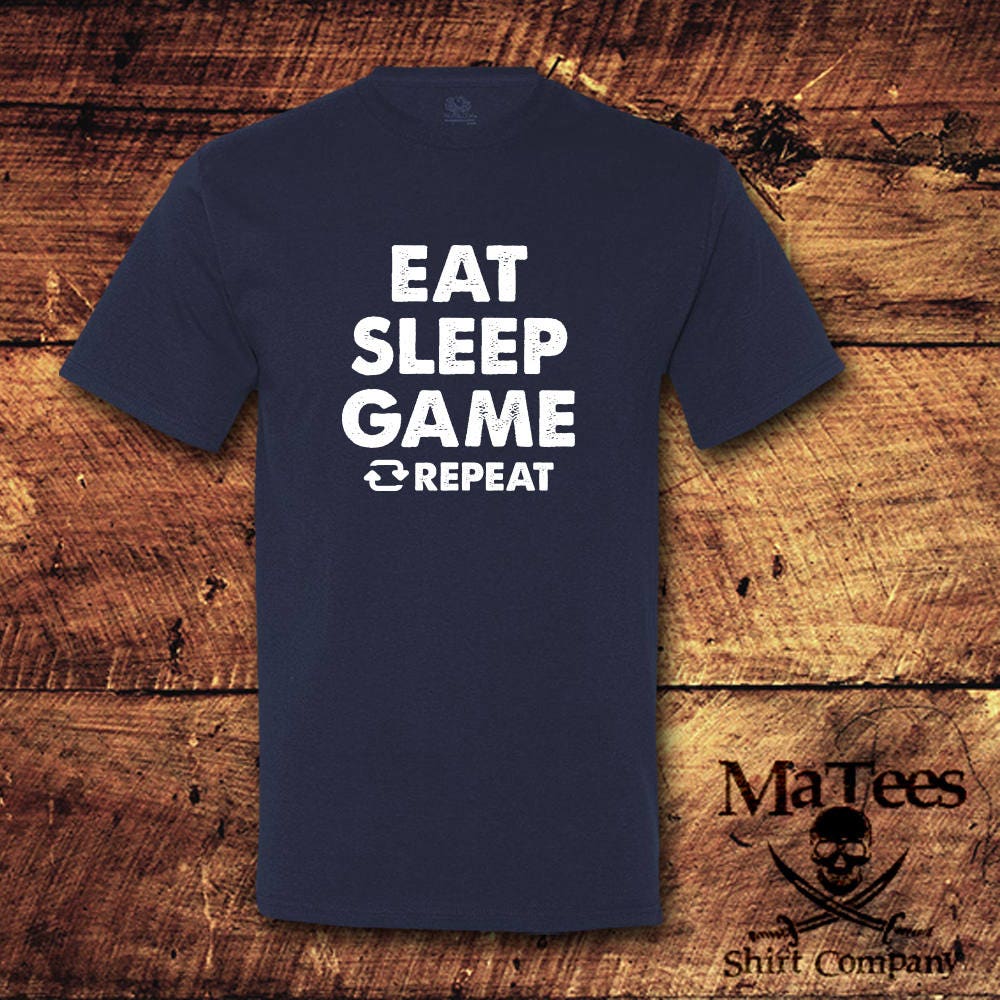 Eat Sleep Game Gamer Video Games Video Gamer Player 1 - Etsy