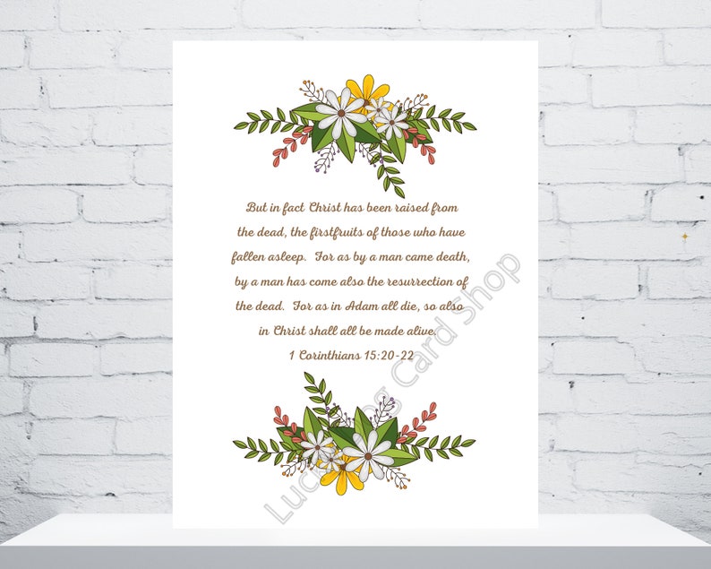 PRINTABLE Sympathy Card With Bible Verses - Etsy