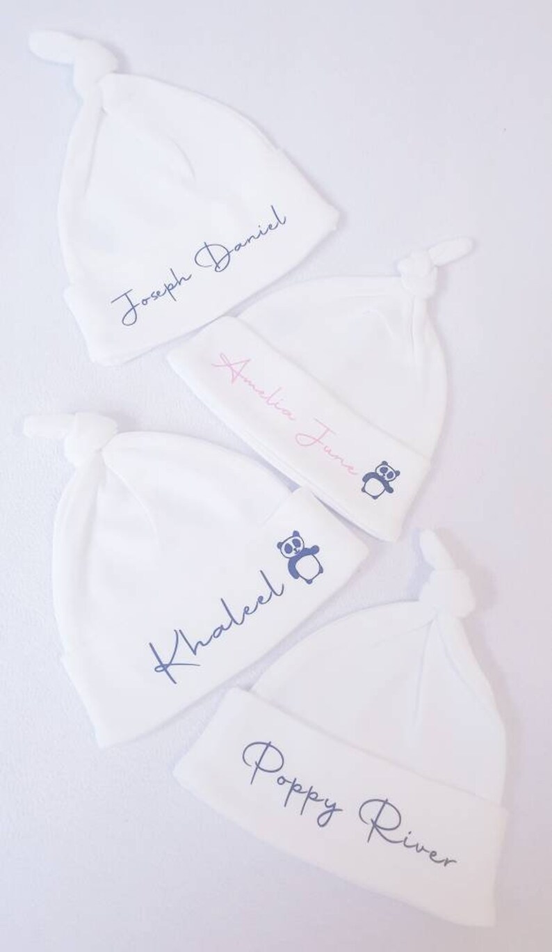 Personalised Newborn Baby Hat Baby Hat Newborn Personalised | Etsy