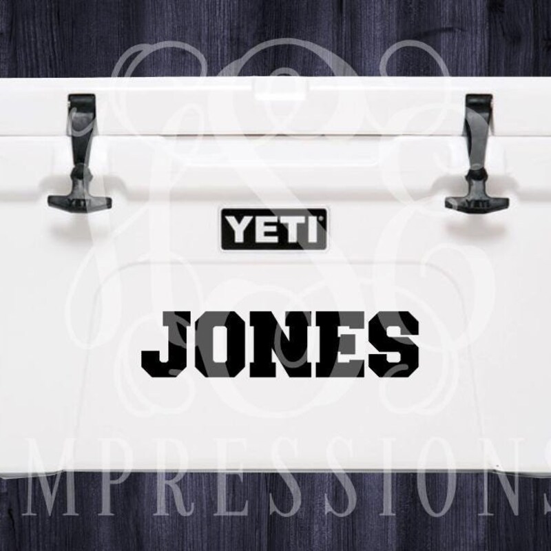 Custom Yeti Decal - Etsy